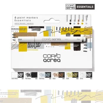 Copic Набор маркеров Акриловый, толщина: 0.8 мм, 6 шт.