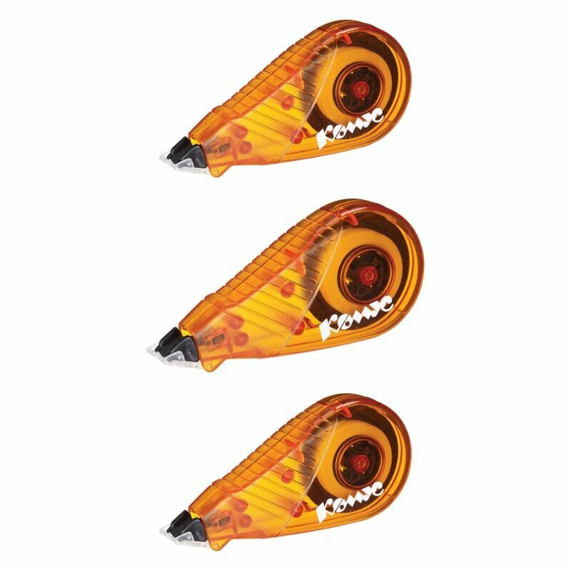 Комус Корректирующая лента 4,2 мм х 6 м, 3 шт.