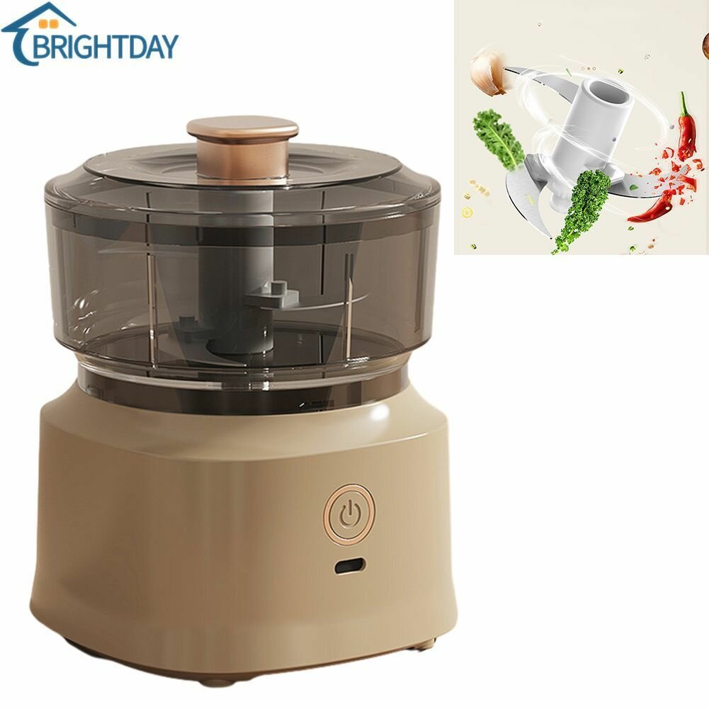 Новый кухонный многофункциональный кухонный комбайн, беспроводная электрическая мясорубка, Машина для измельчения чеснока, подарок, зарядка через USB, 45 Вт