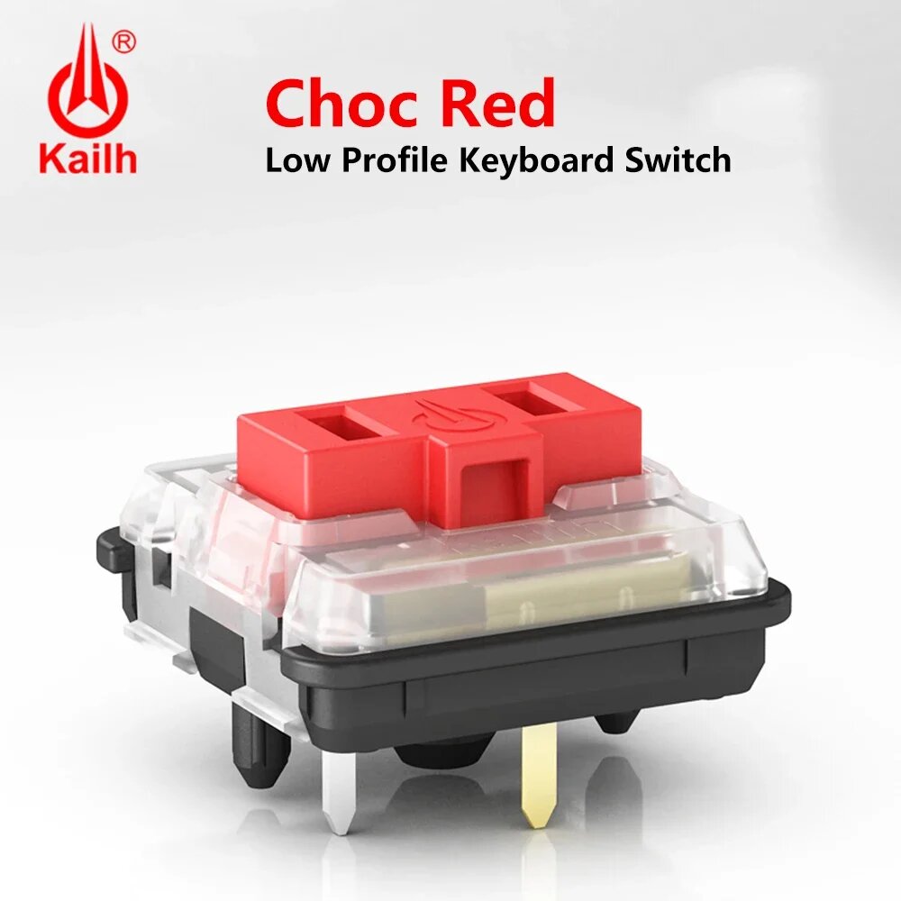 Kailh Choc Red переключатели для клавиатуры, 10 шт.