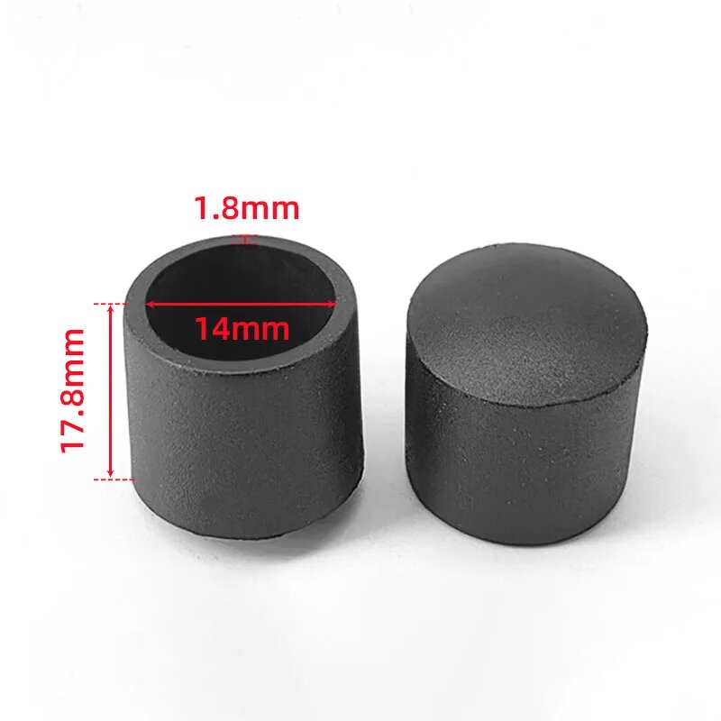 6 мм-60 мм мебельный стол, наконечник для ног, ножки стула, силиконовая накладка, защитная крышка, круглая черная резиновая заглушка для труб, крышка, защита отверстия для трубки