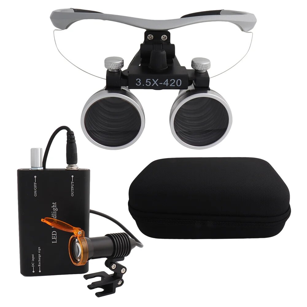 Медицинские лупы BODE 2.5/3.5x420, 5 Вт 3.5 SL 5W II Light