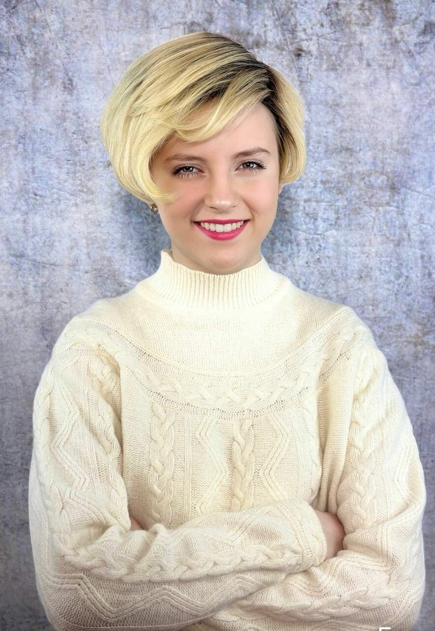 Парик натуральные волосы, Ниагара, Каре на ножке