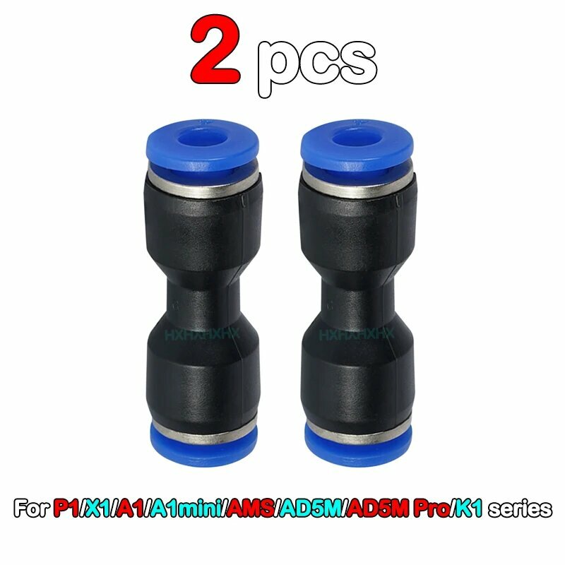 2шт. Пневматический коннектор PU4 для Bambu Lab X1/A1