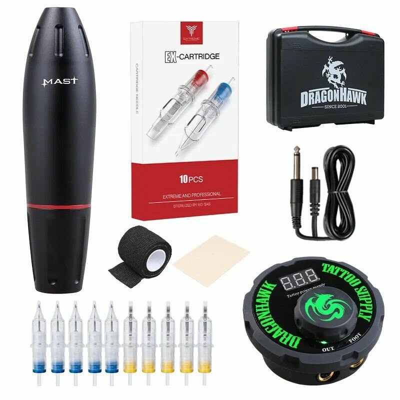 Тату набор, полное оборудование Mast K2 Tattoo Kit Professional Tattoo