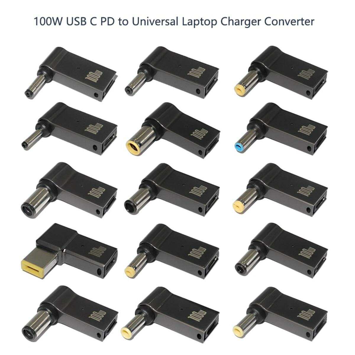 100 Вт USB Type C адаптер для быстрой зарядки разъем универсальный USB C ноутбук зарядное устройство конвертер для Dell