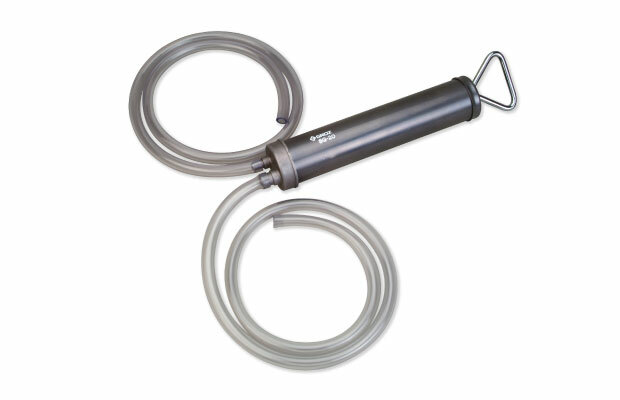 GROZ Шприц для масла, двойного действия, два шланга по 1м GR45250