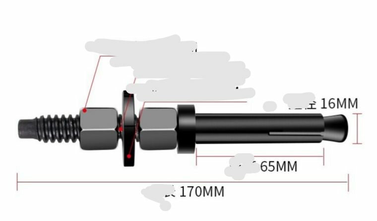 Анкер Tiange 165 обычная резьба классическая