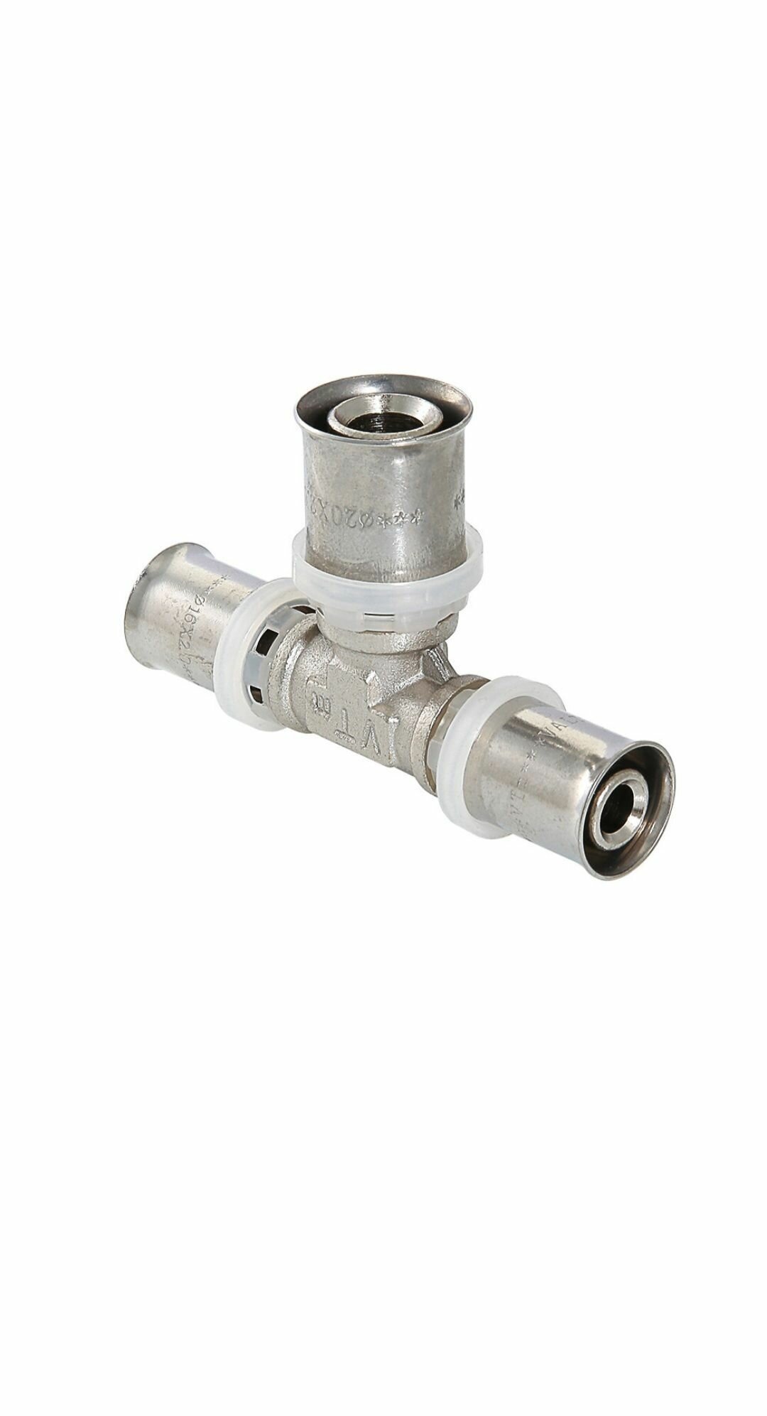 Пресс фитинг тройник Valtec 32х32х20
