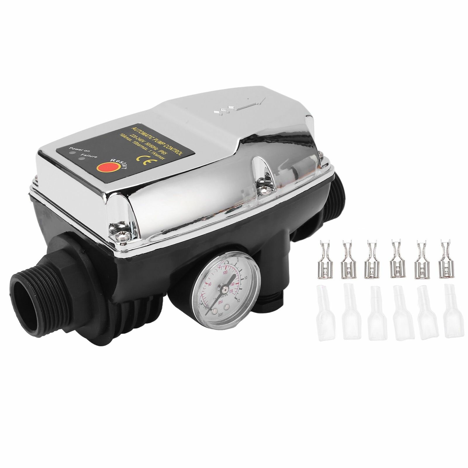 Водонепроницаемый контроллер водяного насоса 10А, корпус из АБС-пластика, интеллектуальный автоматический контроллер давления