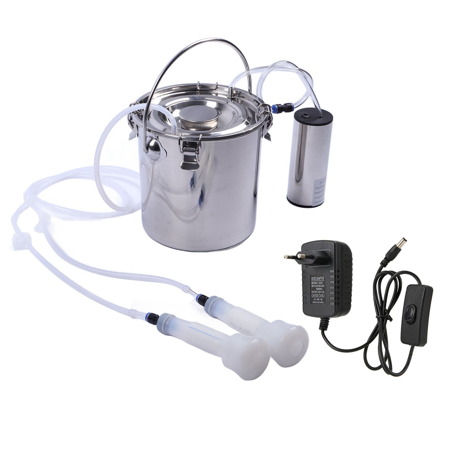 Портативный электрический доильный аппарат для доения коров (для коров)