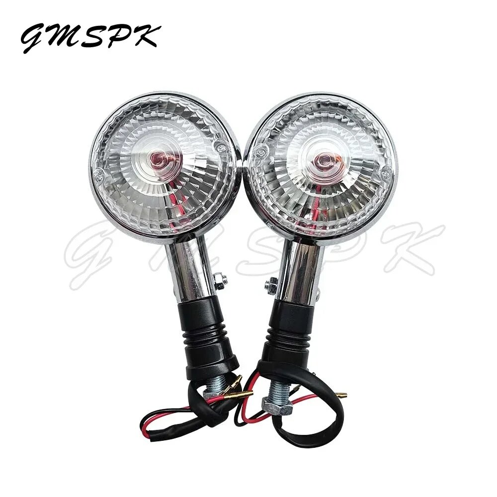 Mototcycle, прозрачные линзы, янтарный свет, указатели поворота, световые индикаторы, подходящие для Yamaha V-Star XVS400 XVS650 XVS1100 V-MAX1200