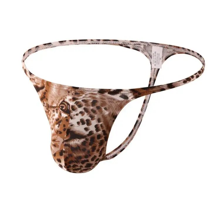 Мужские стринги леопардовый принт М, A