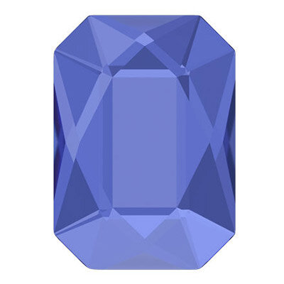 Стразы клеевые 2602-FM05 цветные 14x10 мм кристалл Sapphire 206 синий в пакете