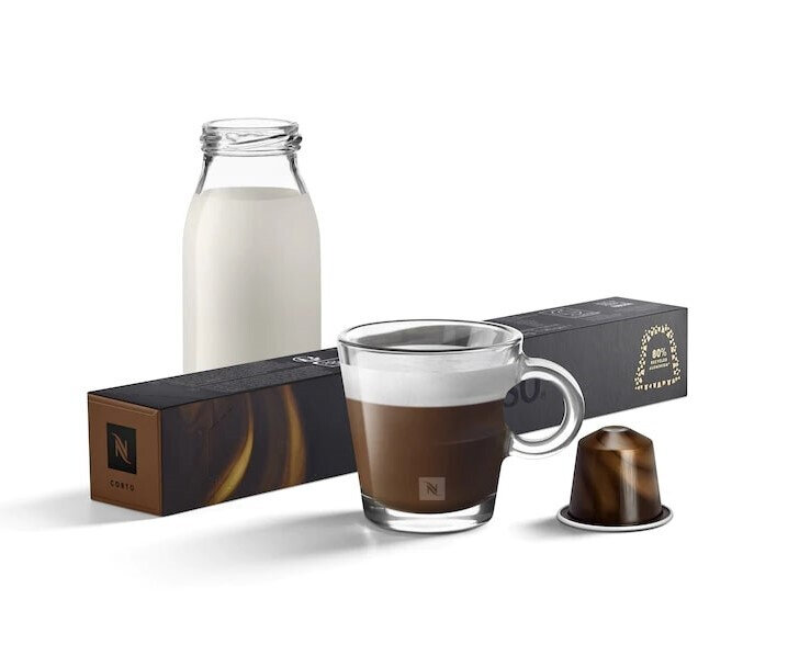 Кофе в капсулах для кофемашины Nespresso Corto, набор 10 капсул