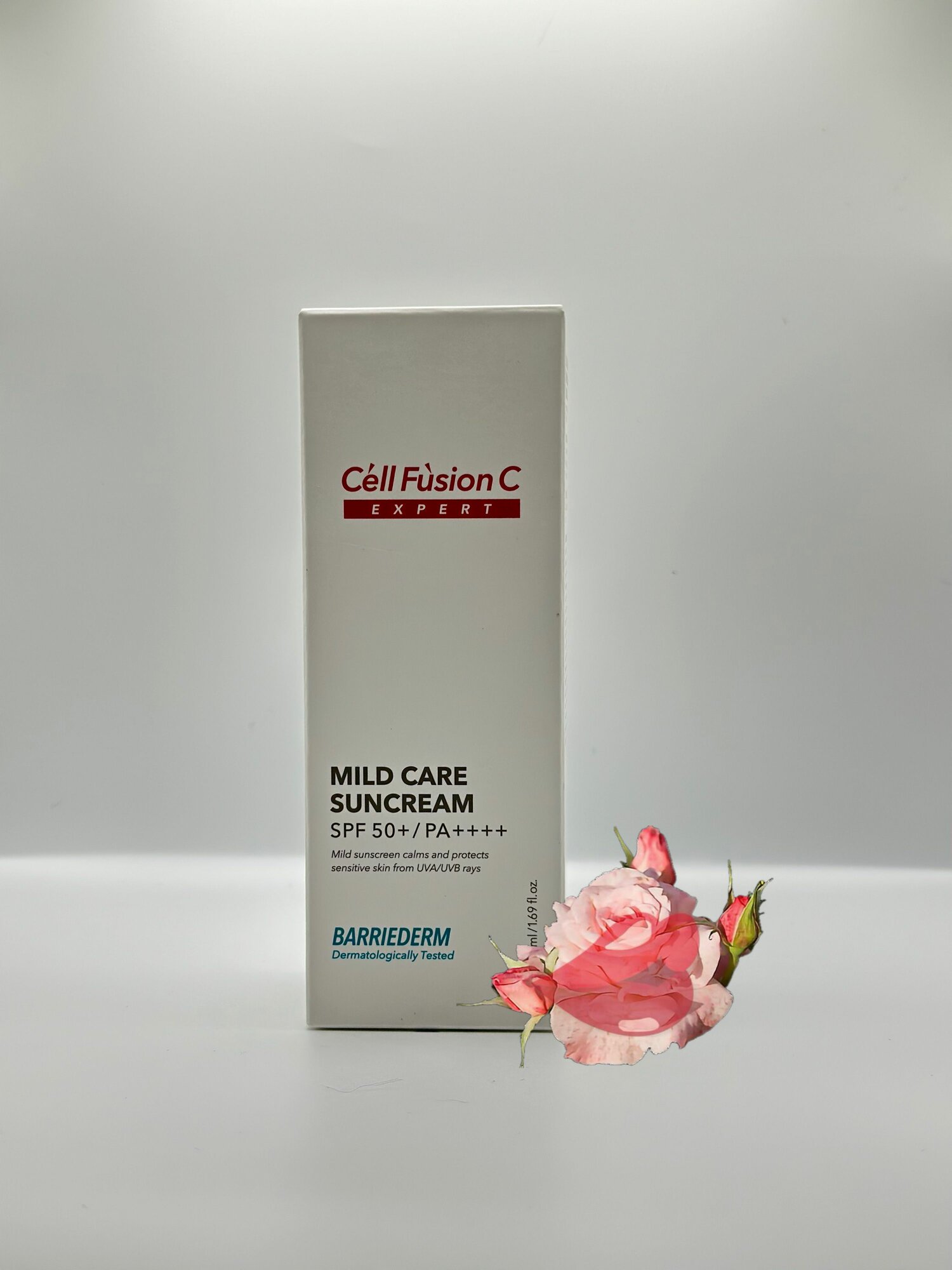 Cell Fusion C Солнцезащитный крем с церамидами MILD CARE SUNCREAM SPF 50 + РА+ 50 мл