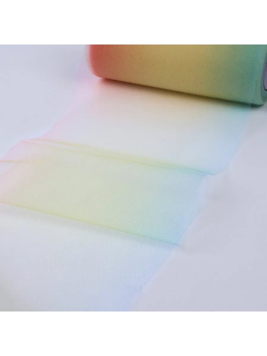 Легкий фатин с градиентным эффектом 23м