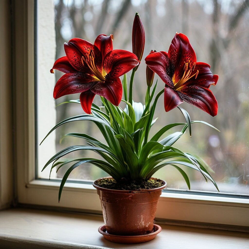 Лилия горшечная, семена для комнатного выращивания