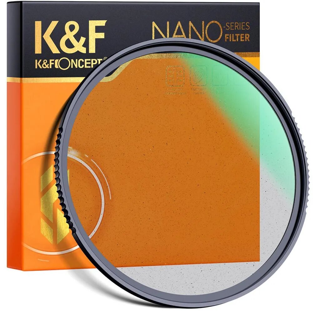 Светофильтр K&F Concept Nano-X Black Diffusion 1/8 MRC 82mm смягчающий