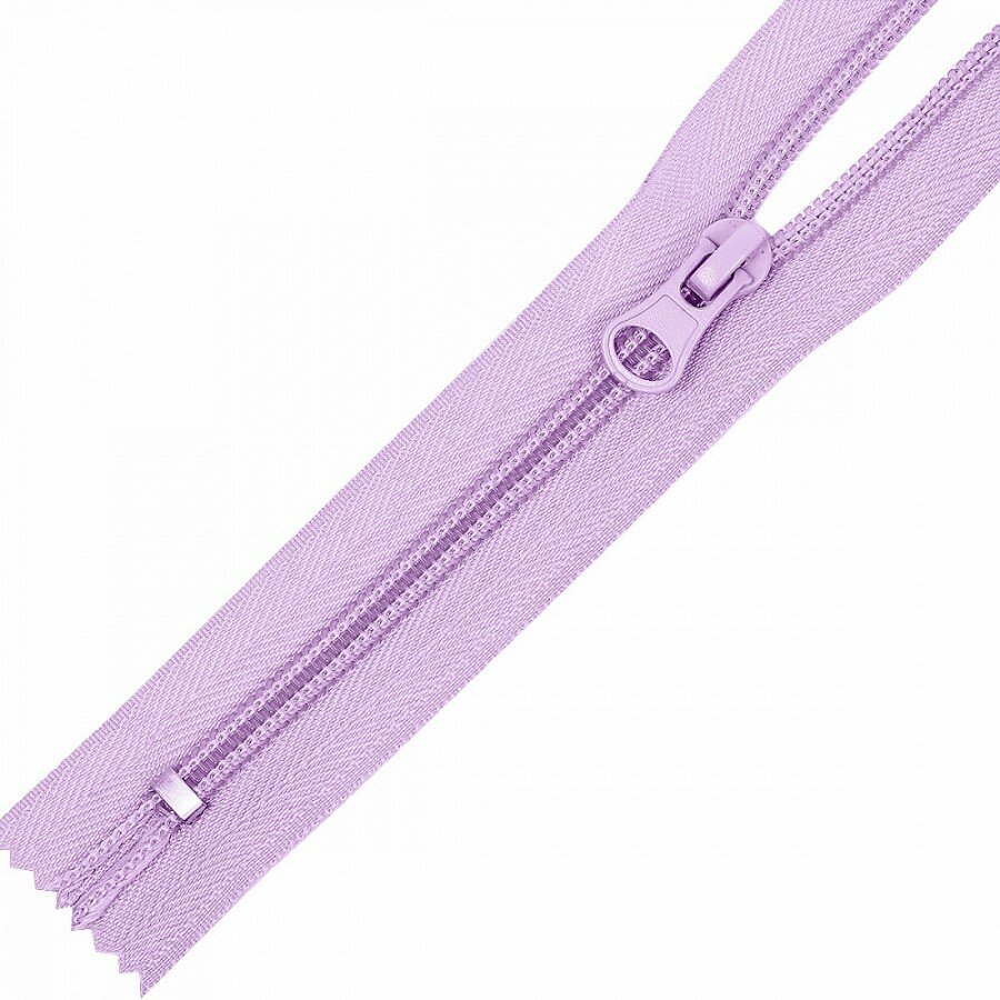 Молния MaxZipper пласт. спираль N5-N 18см н/р цв. F166 лавандовый уп.100шт