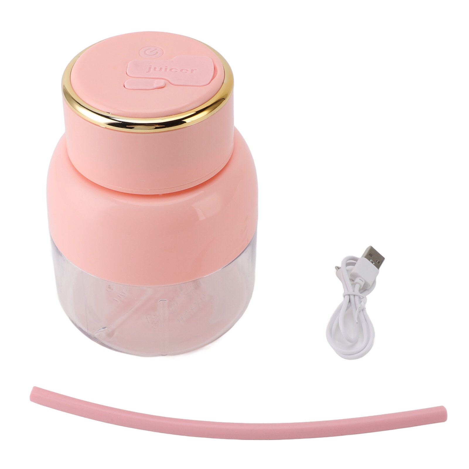 Портативный блендер 800 мл емкости электрический портативный сок Кубок USB Аккуратный блендер соковыжималка для домашнего спортивного офиса кемпинг розовый
