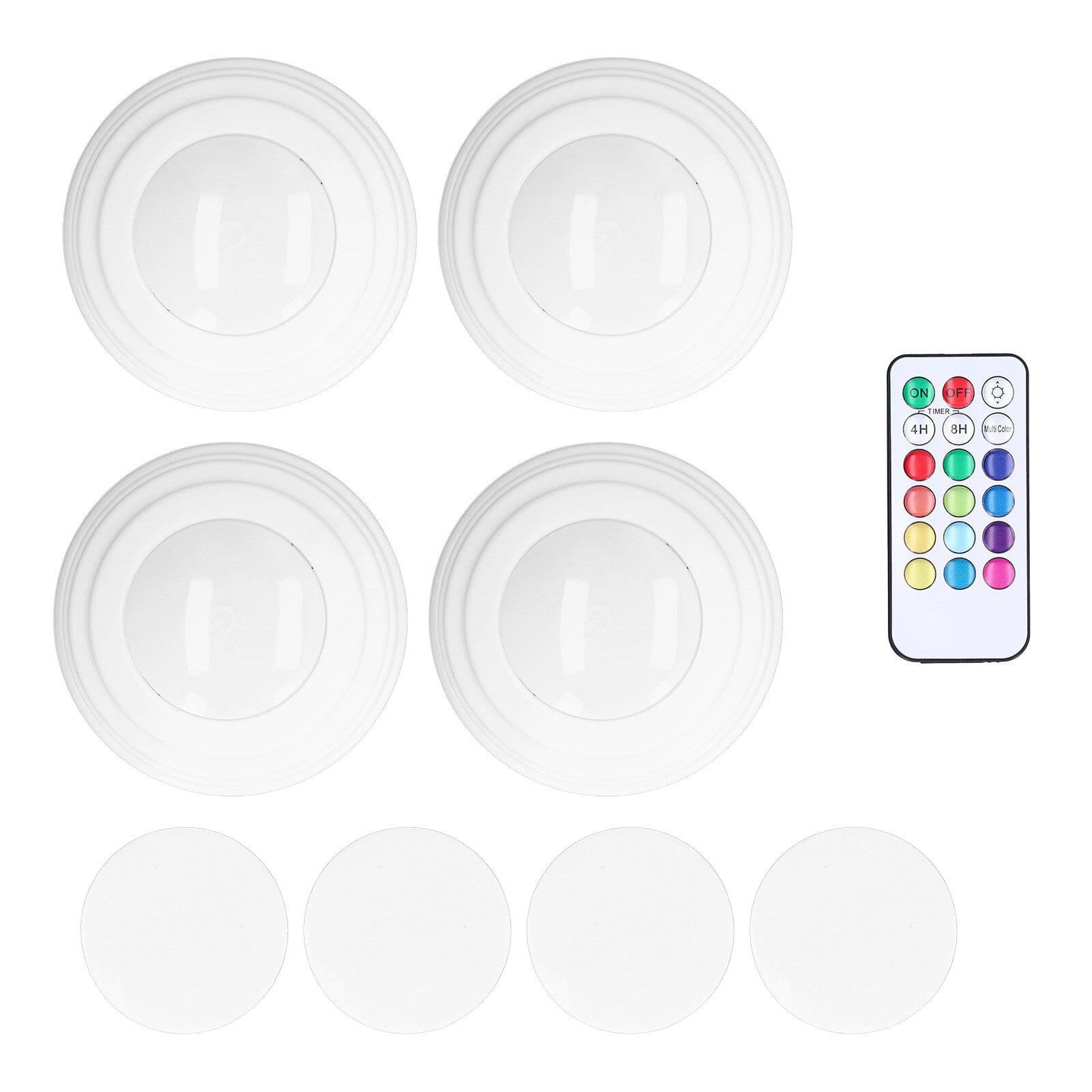 4pcs светодиодные шайба Light Rgbw 13 Цвета режимы