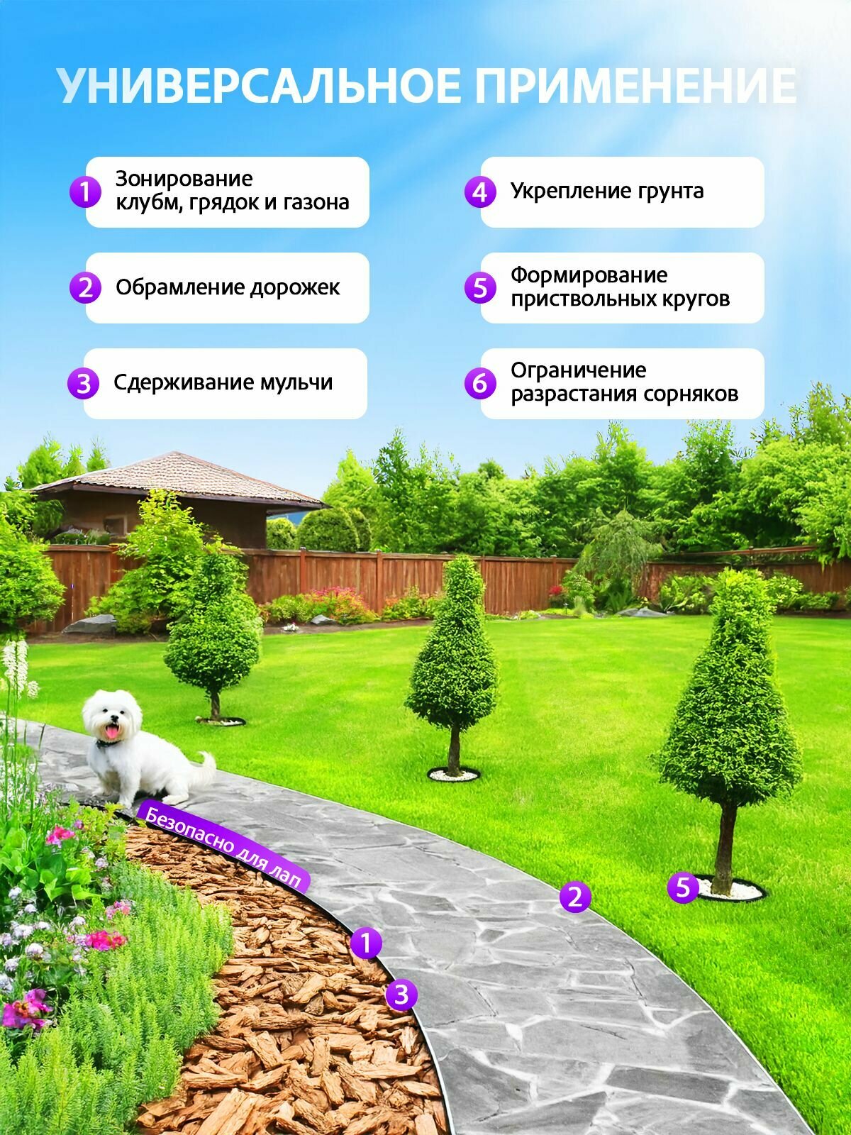 Бордюр садовый — фото 1