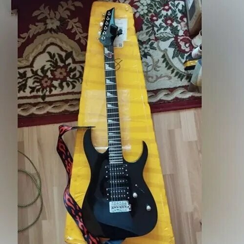 Акустическая гитара Электроакустическая Kuruisi-170 Подлинная гарантия_Blac2andwhite1 6-струнная