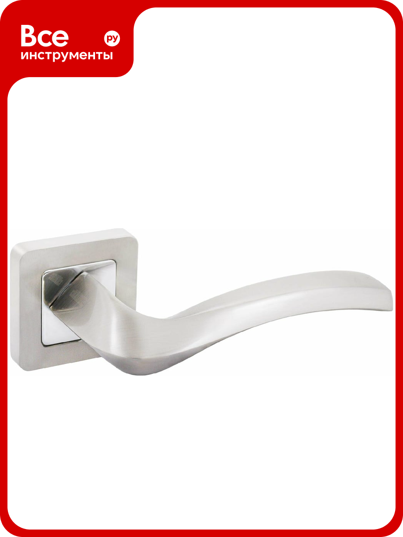 Комплект ручек Аллюр паола SN 2180 матовый никель 11438