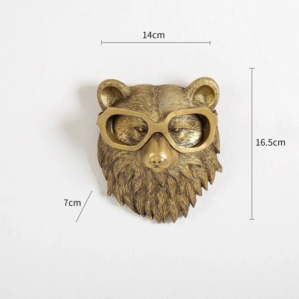 Бронзовая статуэтка оленя из смолы