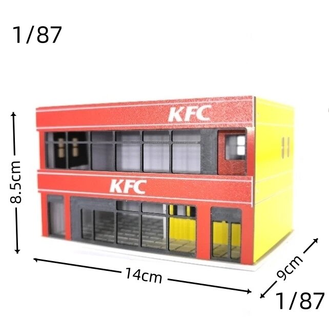 Пластиковый макет ресторана MDWD 64 87 100 N 13