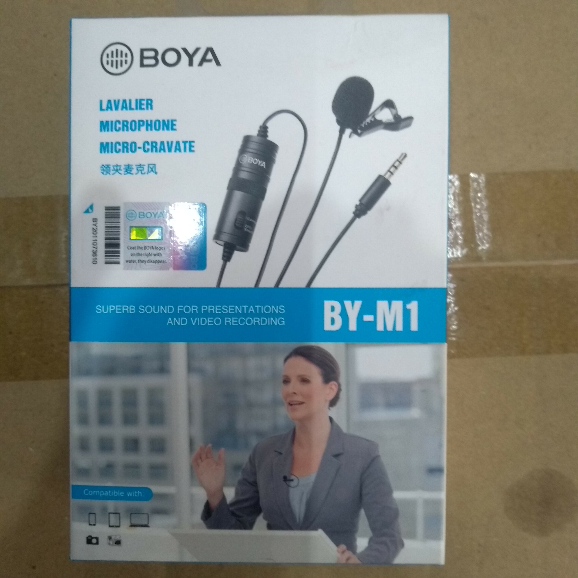 BOYA BY-M1 COLLAR MIC Смартфоны, DSLR, видеокамеры и ПК
