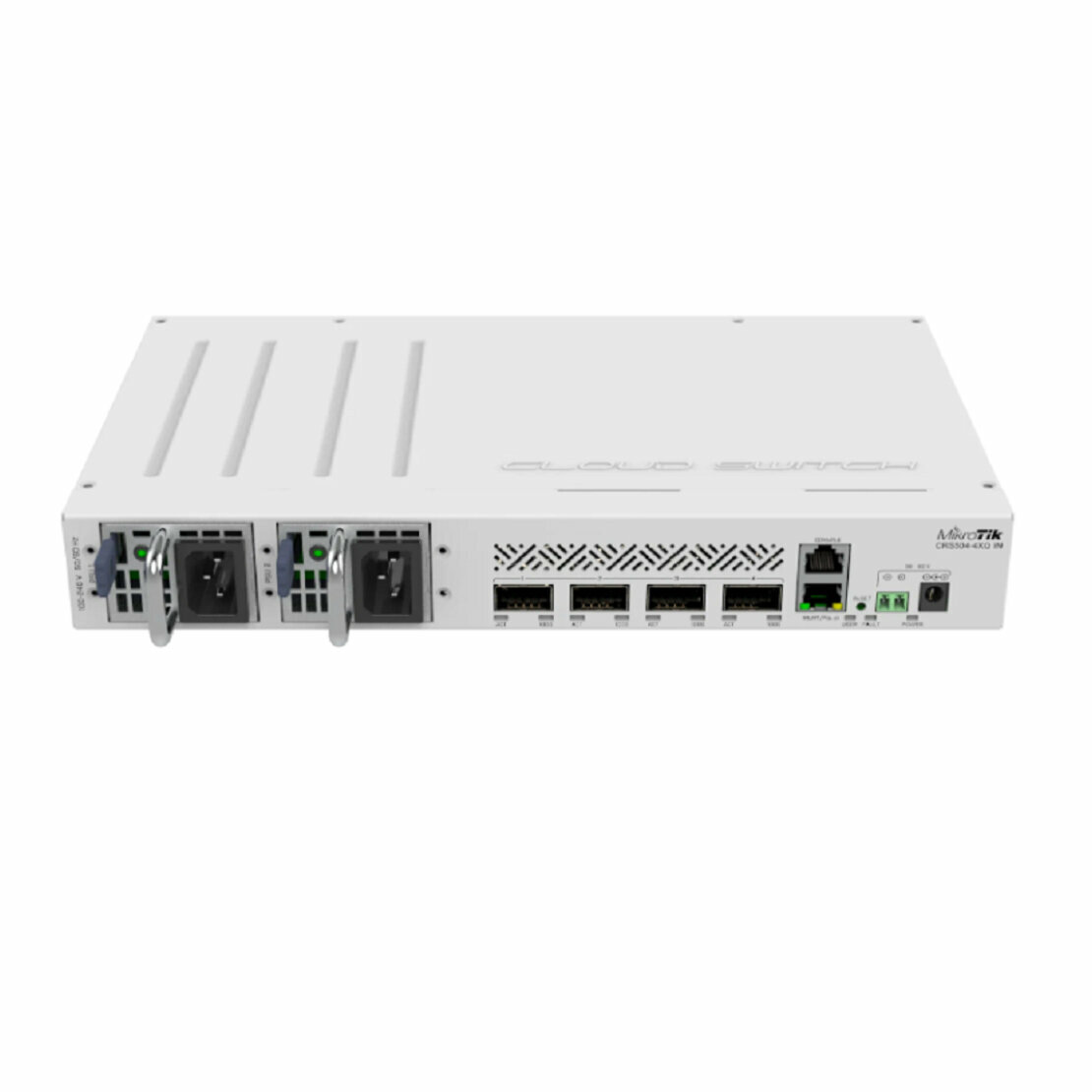 Коммутатор Mikrotik CRS504-4XQ-IN, управляемый, 4хLAN, 4 WAN