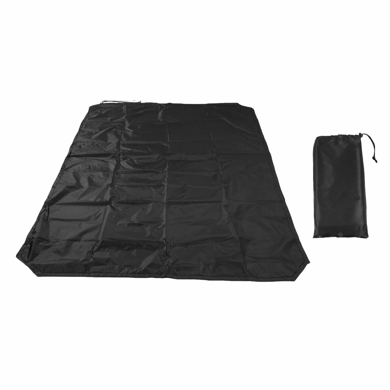 Чехол для багажника на крышу автомобиля, водонепроницаемый, пылезащитный, для внедорожников и путешествий на открытом воздухе, ткань Оксфорд 210D с серебристым покрытием, 170 x 145 см / 66,9 x 57,1 дюйма.