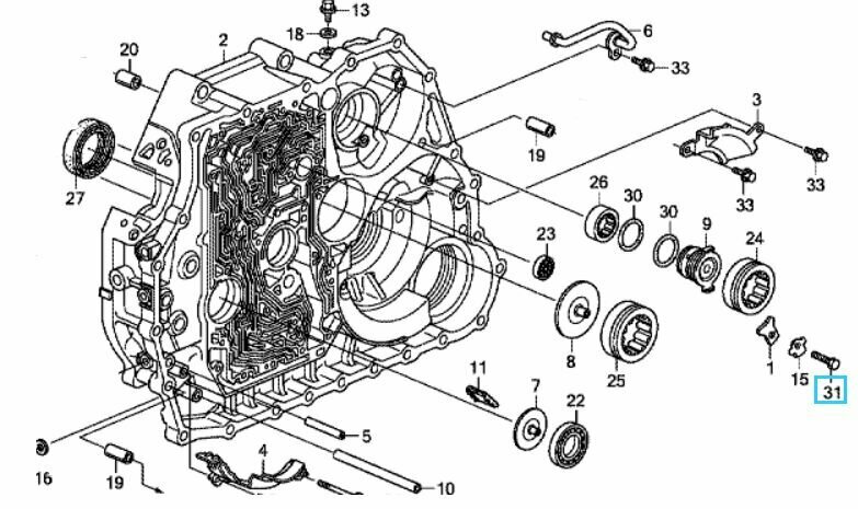 Болт, шестигран, 6х20; Артикул Honda: 92101060200A (Оригинал)
