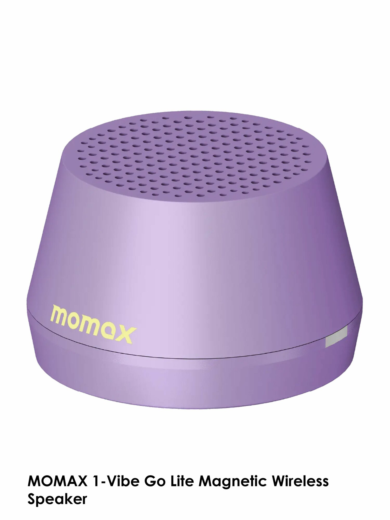 Беспроводная колонка на магните MagSafe MOMAX 1-Vibe Go Lite Magnetic Wireless Speaker BS8U - фиолетовый