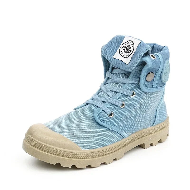Синие женские ботинки до щиколотки Palladium 41