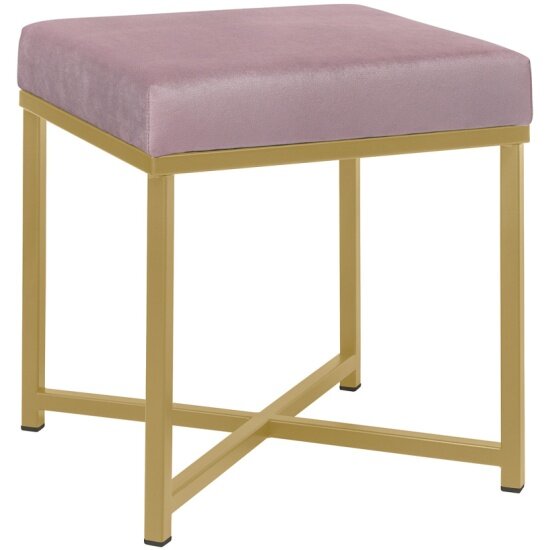 Пуф Greenween CRUZ, золотой, Dusty Pink, 400x400x470