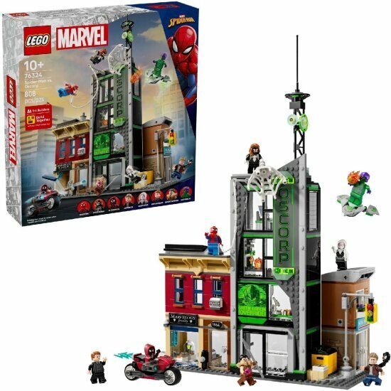 Конструктор Lego Marvel Super Heroes 76324 Человек-паук против Oscorp