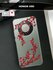 Чехол на Honor X9d / Хонор X9d с принтом красная сакура, прозрачный