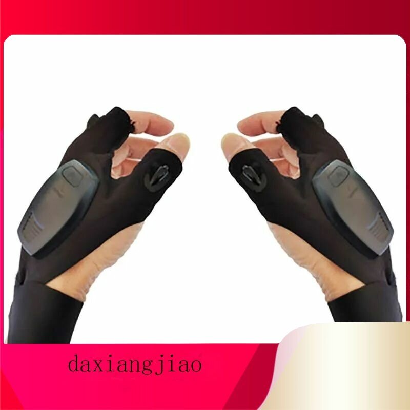 LED перчатки-фонарик с USB-зарядкой со встроенной подсветкой на руку левая и правая