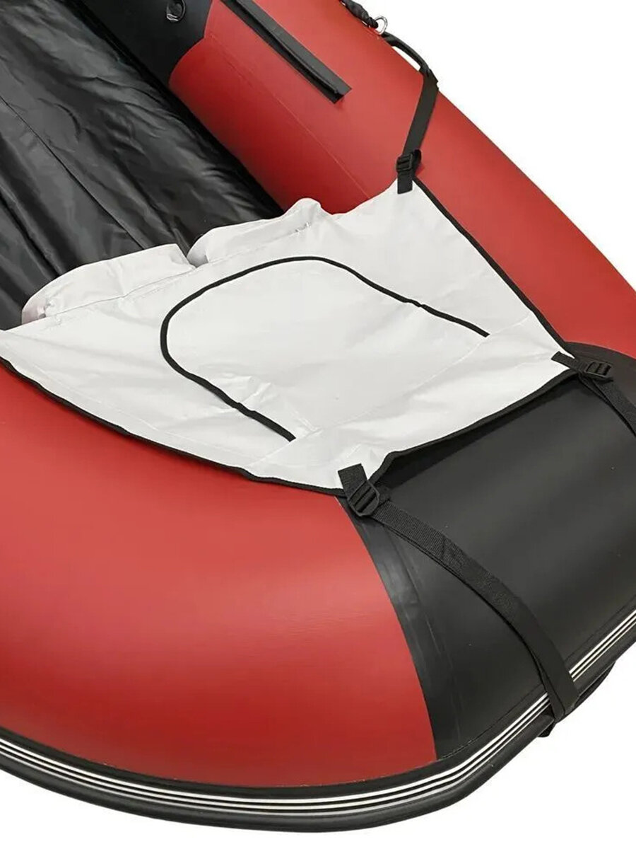 Носовая сумка для надувных лодок длиной 330-390 см, рундук для лодок пвх, сумка в лодку, средняя, светло-серая