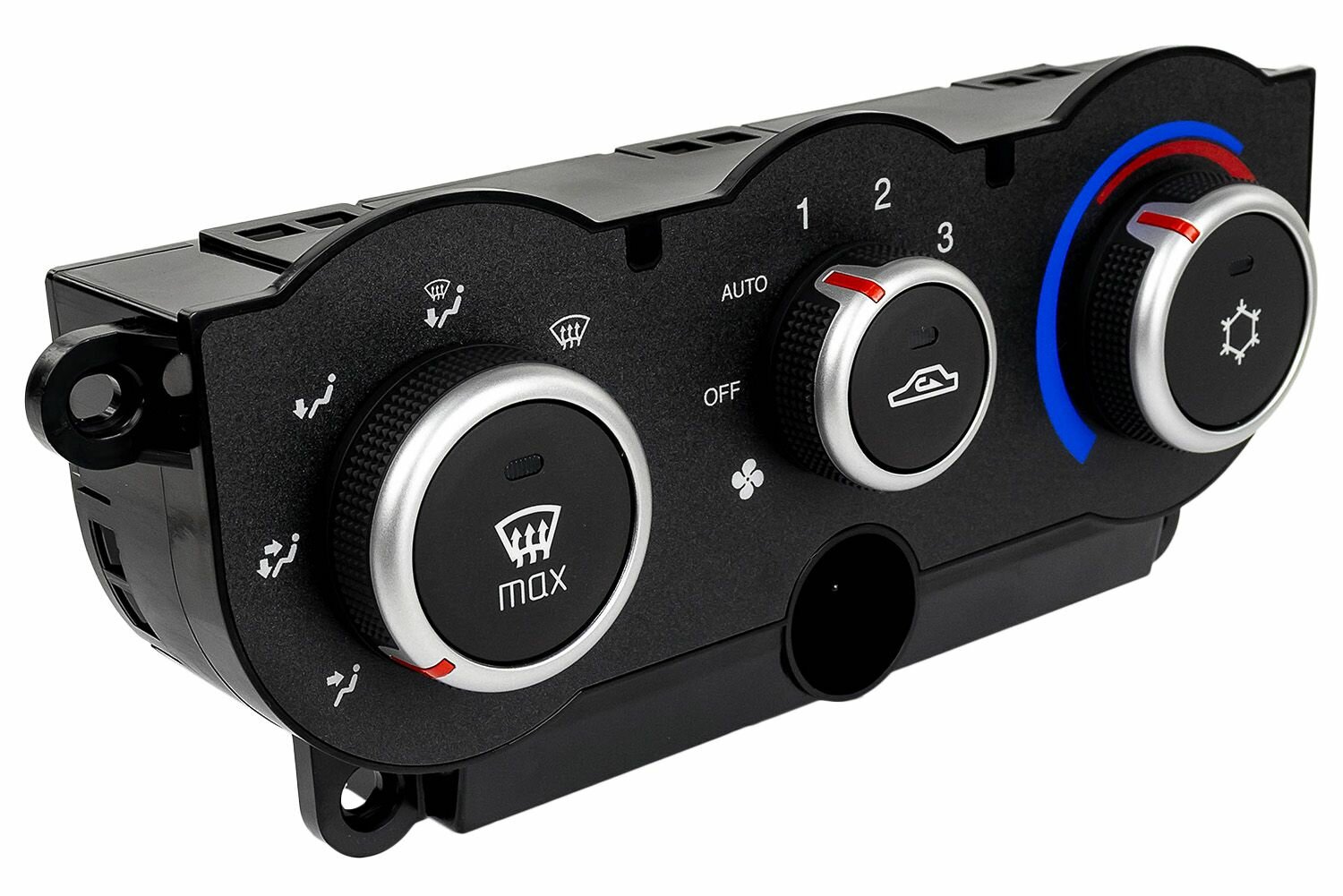 Блок управления климатической установкой BBC с зеленой подсветкой для Лада Калина 2, Гранта, Datsun