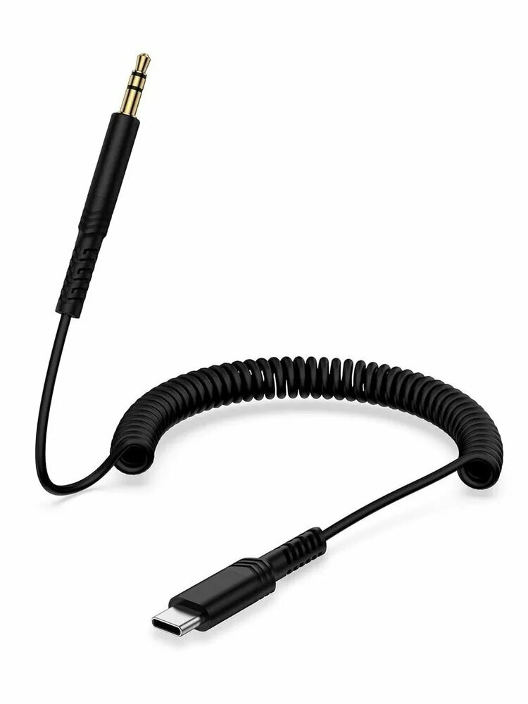 Аудиокабель USB Type-C/3.5 мм, 1.83 м, черный
