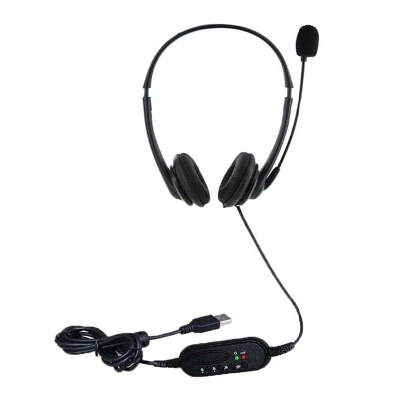 Легкие Наушники-вкладыши С адаптером USB C на 3,5 мм, Удобные Для онлайн-встреч, Прослушивания Музыки С Микрофоном с шумоподавлением