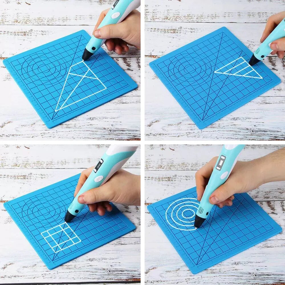 Детская ручка для 3D-печати силиконовый дизайнерский блокнот DIY creative drawing copy pad, развивающие игрушки