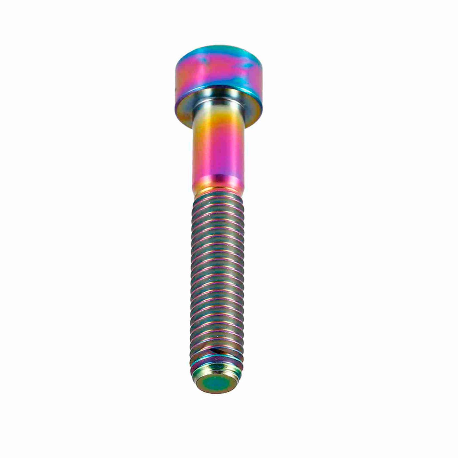 1pc Titanium Bike Headset Stem M6 Thread Bolt Bicycle Accessory (Colorful M6-35)