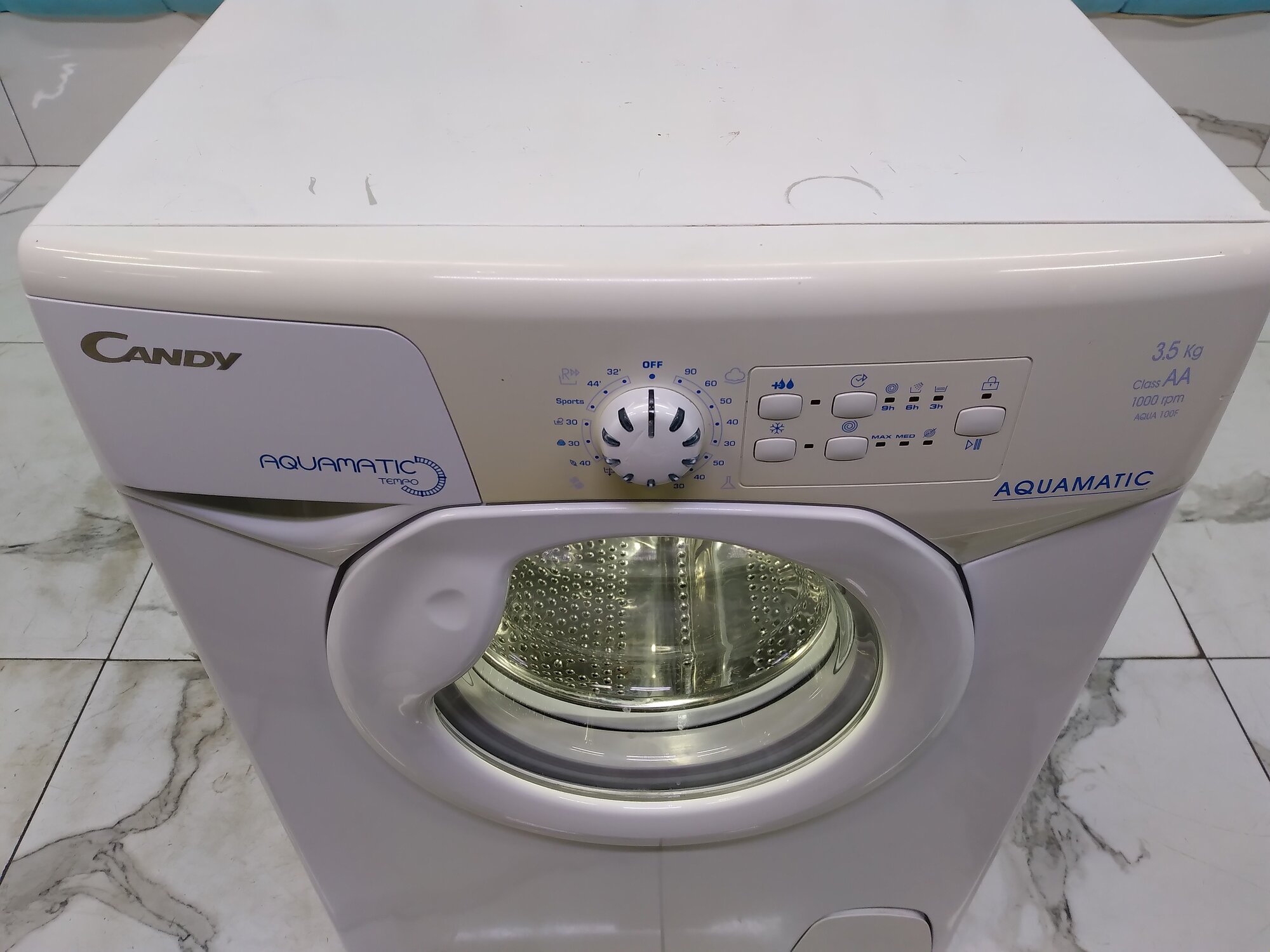 Стиральная машина Candy Aqua100F, загрузка 3,5 кг, 1000 об/мин