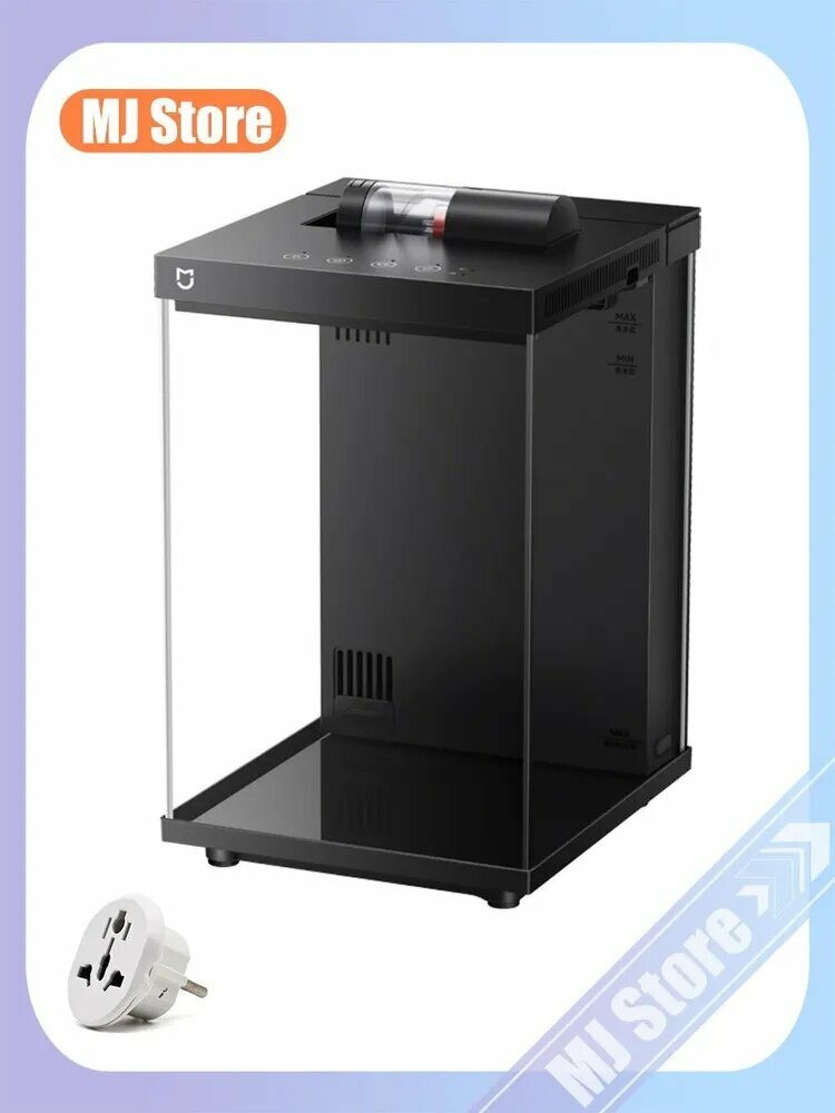 Умный аквариум Xiaomi Mijia Desktop Smart Fish Tank 10L MYG200, чёрный
