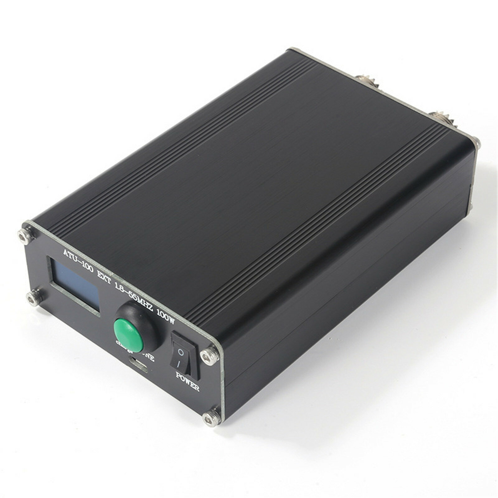 АТУ-100 EXT Автоматический антенный тюнер 1.8-55МГц 100Вт Коротковолновый антенный тюнер 0.96 дюйм OLED 300г 15*10*4см 3.6В литий-ionная батарея 1350мА USB зарядный ток 1А Максимальная рабочая мощность 100Вт Максимальная измеряемая мощность 150Вт